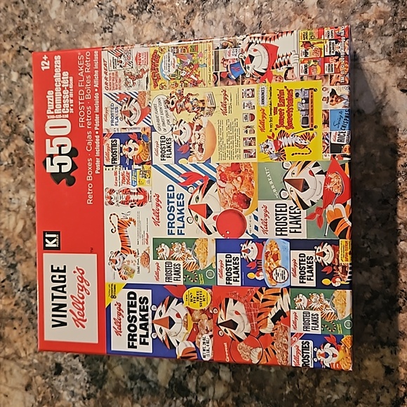 Other | Ki Puzzles Vintage Kelloggs 55 Piece Frosted Flakes Tony The ...